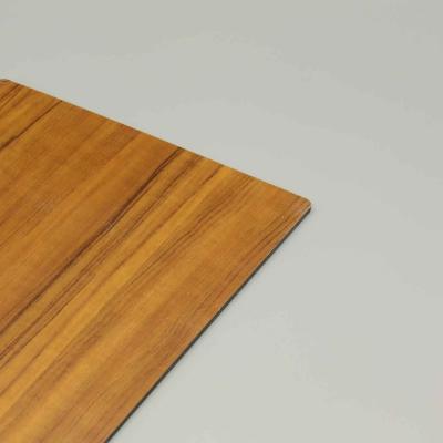 China B1 Fire-Rated PVDF Aluminum Composite Panel | Wooden Texture Finish | 4mm Exterior Wall Cladding for sale