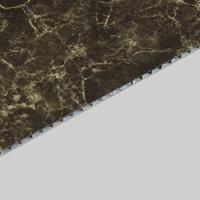 China Fireproof Stone Marble Finish Aluminum Composite Panel WithWhite Black Stripes  Acp Construction Pvdf Coating for sale