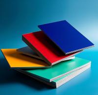 China Dark Blue Exterior Pvdf Anti Scratch Acp Cladding Acp Sheet 3mm Aluminum Composite Panel  Price For Banks Hotels for sale