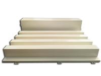 China Aluminum Facade Wall Corrugated Panels  Durable And Corrosion-Resistant Fins Size: 25mm Width X25mm Depth By 25mm Spacing With 1.5mm /2mm Thick for sale