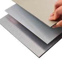 China Grey Fireproof  PE Acp Paneling Aluminum Composite Panels For Building Exterior Walls And Interior Wall Paneling 4MM 1.22 X 2.44m for sale