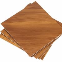 China 4mm Wood Grain PVDF Aluminum Composite Panel 1220×2440mm for Exterior Facade Cladding for sale