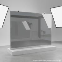 China Gray Mirror Finish UV Resistance Fire Rating B1/A1 Aluminum Composite Panel ACP Sheet 48 X 96 Inch for sale