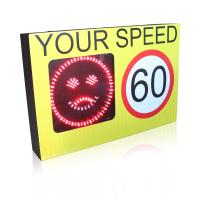 China OEM Traffic Speed Limit Sign with 150m Radar Detection, IP54 Waterproof Rating and Mobile App Control for Highway Safety for sale