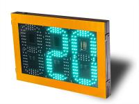 China Built-In Radar Speed Detection Sign with 250 km/h Range and ±1 km/h Accuracy - Three Digit LED Display for sale