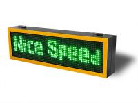China NBP10-L1 Radar Detection Traffic Speed Limit Sign IP54 Waterproof with 200M Range and Mobile App Control for sale