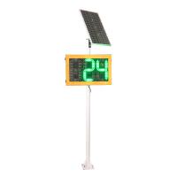 China Three Digit IP54 Waterproof Traffic Sign with 200m Radar Detection and 1-250 km/h Speed Range for sale