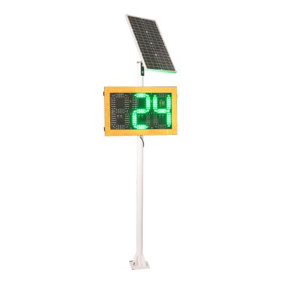 China Three Digit IP54 Waterproof Traffic Sign with 200m Radar Detection and 1-250 km/h Speed Range for sale