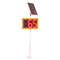 China Digital Speed Limit Traffic Sign with 24.125GHz Radar, 300m Visibility Range, IP54 Waterproof, App Control for sale