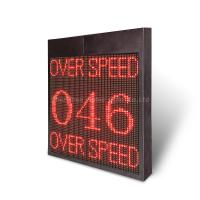 China Solar LED Speed Limit Sign with 24.150GHz Radar and 300m Visibility - NBP10-L4 Model for Traffic Management for sale