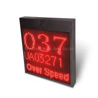 China Solar LED Speed Limit Sign with 24.150GHz Radar and 300m Visibility - NBP10-L4 Model for Traffic Management for sale