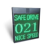 China Solar LED Speed Limit Sign with 24.150GHz Radar and 300m Visibility - NBP10-L4 Model for Traffic Management for sale