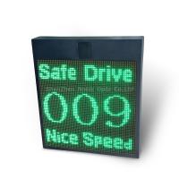 China VMS Display Radar Speed Sign with LPR Camera - 640x640mm LED Display, 250 km/h Detection Range, Solar Powered for sale