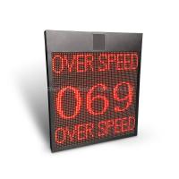 China Solar Built-In Radar Speed Display with 4-Line Messaging, 6500 Nits Brightness, 300m Visible Distance for sale