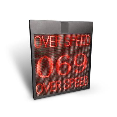 China Solar Built-In Radar Speed Display with 4-Line Messaging, 6500 Nits Brightness, 300m Visible Distance for sale