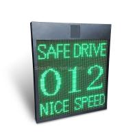 China VMS Radar Speed Sign with LPR Camera - 640×640mm Display, ±2 km/h Accuracy, Solar Power Option for sale
