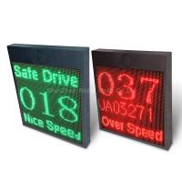 China Solar Built-In Radar Speed Display with 4-Line Messaging, 6500 Nits Brightness, 300m Visible Distance for sale