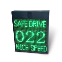 China NobTra NBP10-L4-CRS Doppler Radar Speed Display Sign with 24.125 GHz Sensor, 4-Line LED Display and LPR Camera for Road Safety for sale