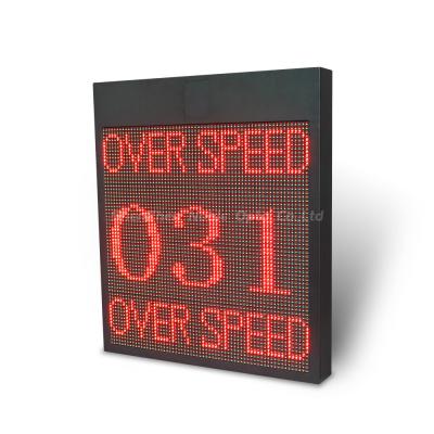 China VMS Radar Speed Sign with LPR Camera - 640×640mm Display, ±2 km/h Accuracy, Solar Power Option for sale