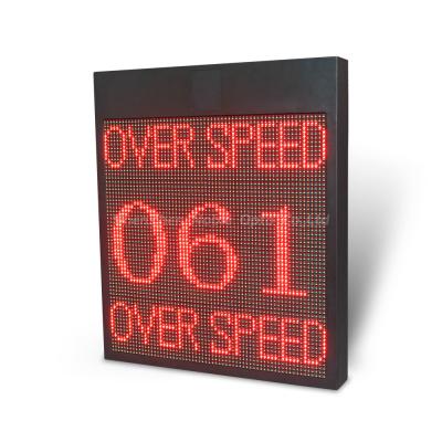China NobTra NBP10-L4-CRS Doppler Radar Speed Display Sign with 24.125 GHz Sensor, 4-Line LED Display and LPR Camera for Road Safety for sale