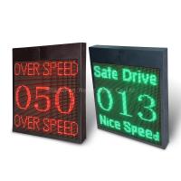 China Solar Built-In Radar Speed Display with 4-Line Messaging, 6500 Nits Brightness, 300m Visible Distance for sale