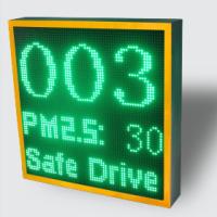 China Solar Powered LPR Speed Limit Sign with 500m Visibility and 0-250 km/h Detection Range - NBP10-L4 Model for sale