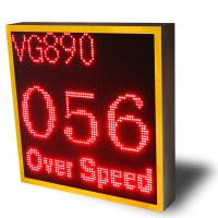 China NBP10-L4 WiFi LPR Traffic Speed Sign 640mm LED Display 200m Radar Detection IP54 Waterproof for sale