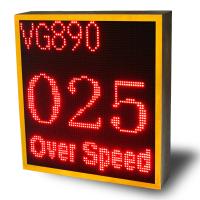 China NBP10-L4 LPR Solar Speed Sign with 140° View Angle, 500m Range & IP54 Waterproof Rating for sale