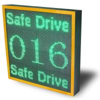 China NBP10-L4 LPR Solar Speed Sign with 6500nits Brightness and 500m Visibility for Traffic Safety for sale