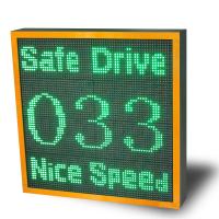 China NBP10-L4 LPR Solar Speed Sign with 6500nits Brightness and 500m Visibility for Traffic Safety for sale