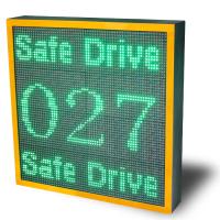 China NBP10-L4 LED Solar Speed Display Sign with 500m Visibility and 250 km/h Detection Range for Traffic Safety for sale