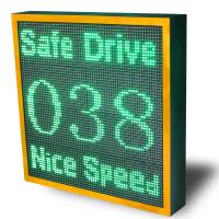 China NBP10-L4 LED Solar Speed Display Sign with 500m Visibility and 250 km/h Detection Range for Traffic Safety for sale