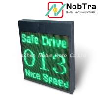 China Solar Powered Radar Speed Sign NBP10-L4 with 200m Detection and 6500 Nits Brightness for Traffic Safety for sale