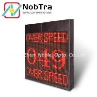 China Solar Powered Radar Speed Sign NBP10-L4 with 200m Detection and 6500 Nits Brightness for Traffic Safety for sale