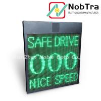 China Solar Powered Radar Speed Sign NBP10-L4 with 200m Detection and 6500 Nits Brightness for Traffic Safety for sale