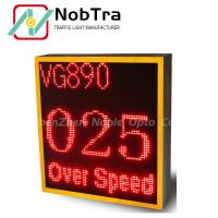 China LPR Solar Speed Sign with 140° Viewing Angle and 0-250 km/h Range - CE Certified Traffic Safety Equipment for sale
