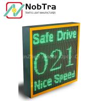 China NBP10-L4 IP54 Solar LPR Speed Sign with 500m Visibility and 0-250 km/h Radar Detection for sale