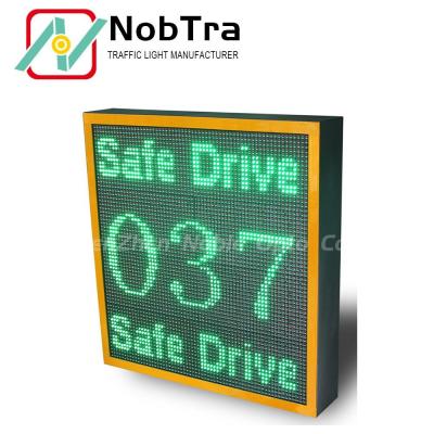 China Weatherproof IP54 Customize The Screen Content Speed Signs Offering Wireless Communication Method Providing Real Time Speed Data And Alerts for sale