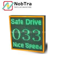 China Crossroad Application Solar Speed Traffic Sign With NICE SPEED Display for sale