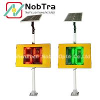 China NobTra 2-Digit Radar Speed Sign with 200m Detection Range, 60W Solar Power, and IP54 Weatherproof Rating for sale