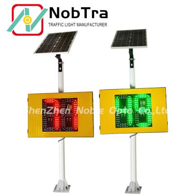 China NobTra NBTR88-S30 Solar Radar Speed Sign with 60W Panel and 250 km/h Detection Range for sale