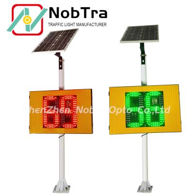 China NobTra NBTR88-S30 Solar Radar Speed Sign with 60W Panel and 250 km/h Detection Range for sale