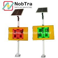 China NobTra NBTR88-S30 Solar Powered Radar Speed Sign with 88 LED Display and 60W Solar Panel for Traffic Safety for sale