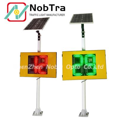 China NobTra NBTR88-S30 Solar Radar Speed Sign with 60W Panel, 200m Range, and 20000 Record Storage for sale