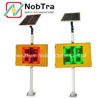 China CE Certified 2 Color Solar Radar Traffic Signal with 500m Visibility Range and -40°C to 60°C Operating Temperature for sale