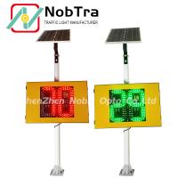 China 2 Color Solar Radar Traffic Signal with Phone App Control -40°C to 60°C Operating Range IP54 Rated for sale