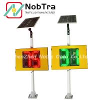 China 2 Digit Solar Radar Traffic Signal with IP54 Rating and 500m Visibility Range for Traffic Management Systems for sale
