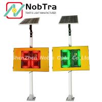 China 2 Color Solar Radar Traffic Signal with Phone App Control -40°C to 60°C Operating Range IP54 Rated for sale