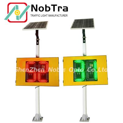 China 2 Color Solar Radar Traffic Signal with Phone App Control -40°C to 60°C Operating Range IP54 Rated for sale