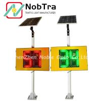China 9.1KG Screen Weight Solar Radar Traffic Signal with Red And Green Color and Phone App for sale